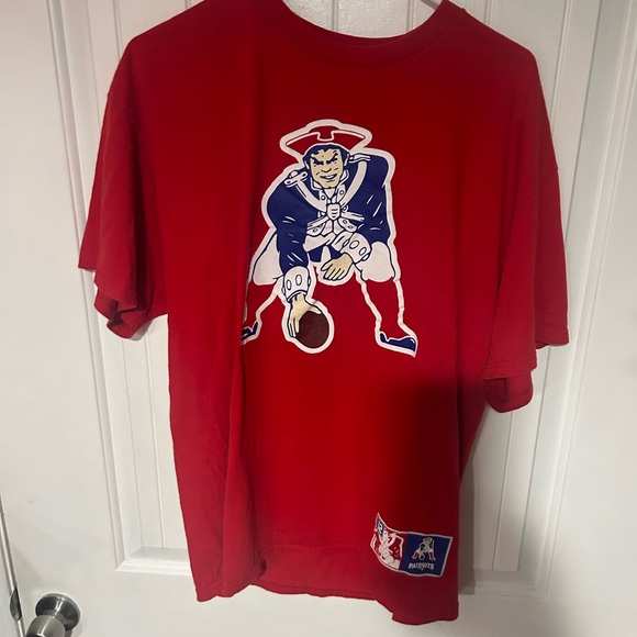 Majestic | Shirts | Majestic Tom Brady Old School Red Sports Tee | Poshmark